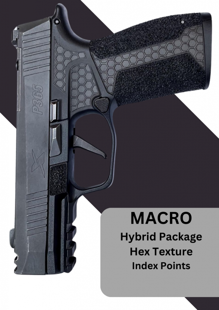 Sig P365(XL)/MACRO/X-SERIES Hybrid Laser Stippling – The Sharp Shooter
